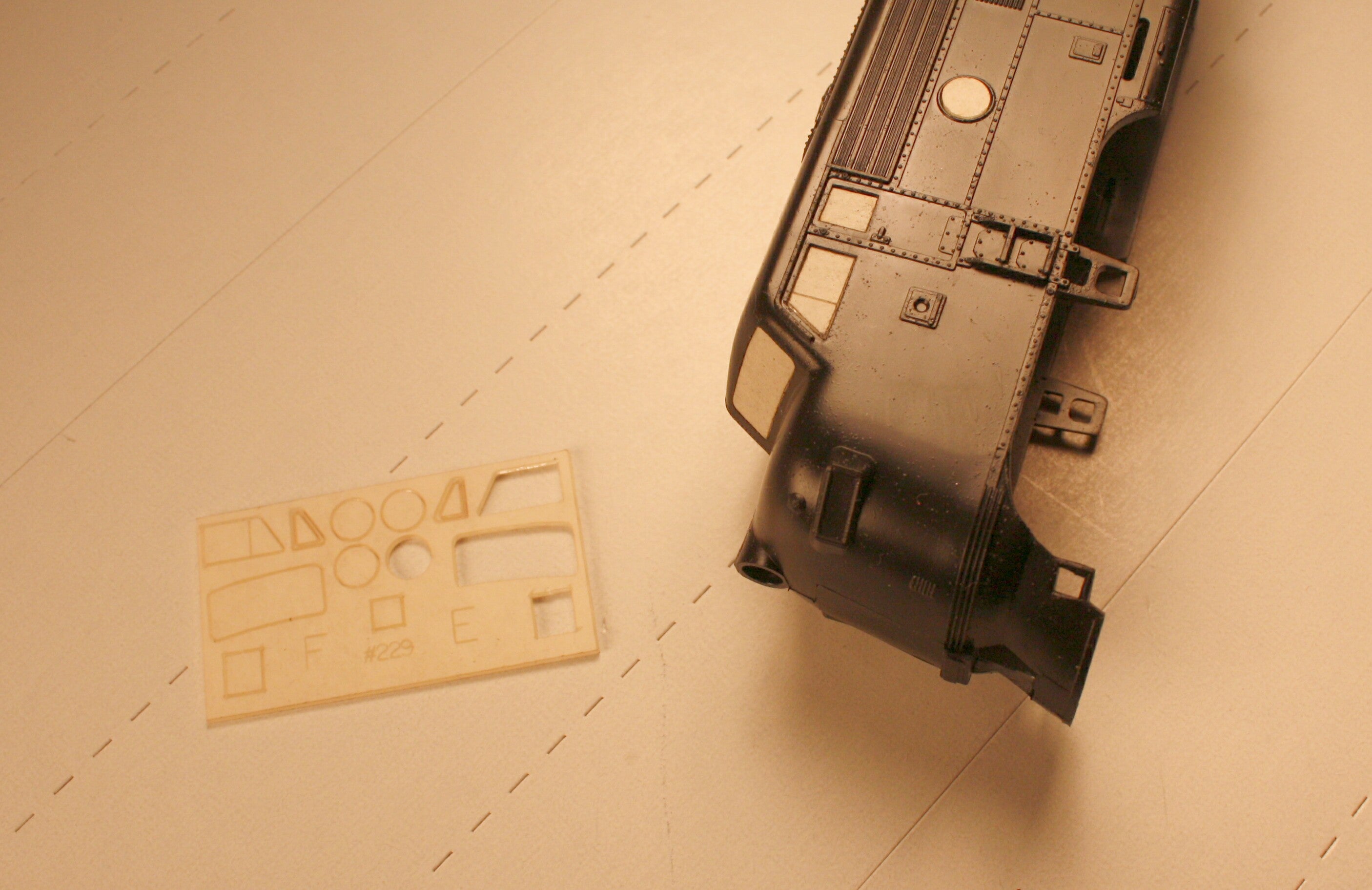 Window Sets for Locomotives - Rail Power Products Bodies (Laser-Cut Qu ...