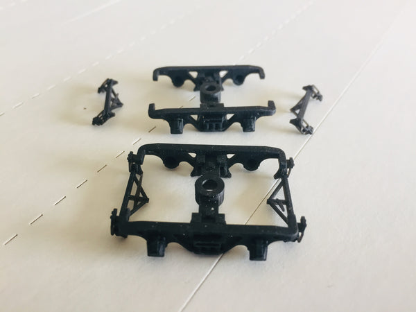 Helium car freight trucks (friction bearing) - D (pair - without wheel ...