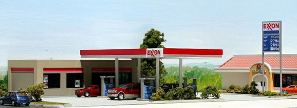 S-EX-001 - Modern Exxon Service Station Kit in HO Scale – PPW/A-Line ...